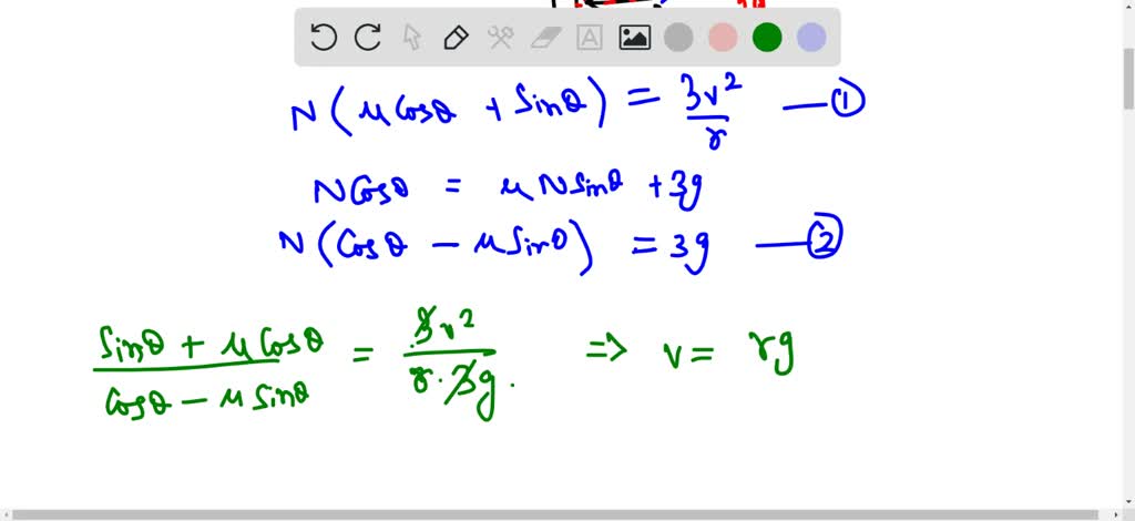 SOLVED: A 3 -kg block is at rest relative to a parabolic dish which ...