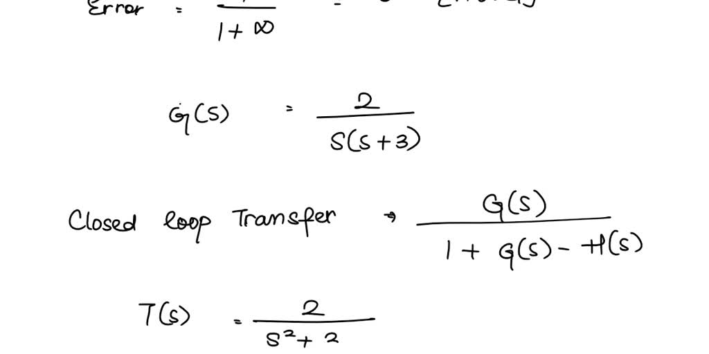 SOLVED: Text: Q#3 (8 Marks) A For the system shown in figure, if: 5% ...