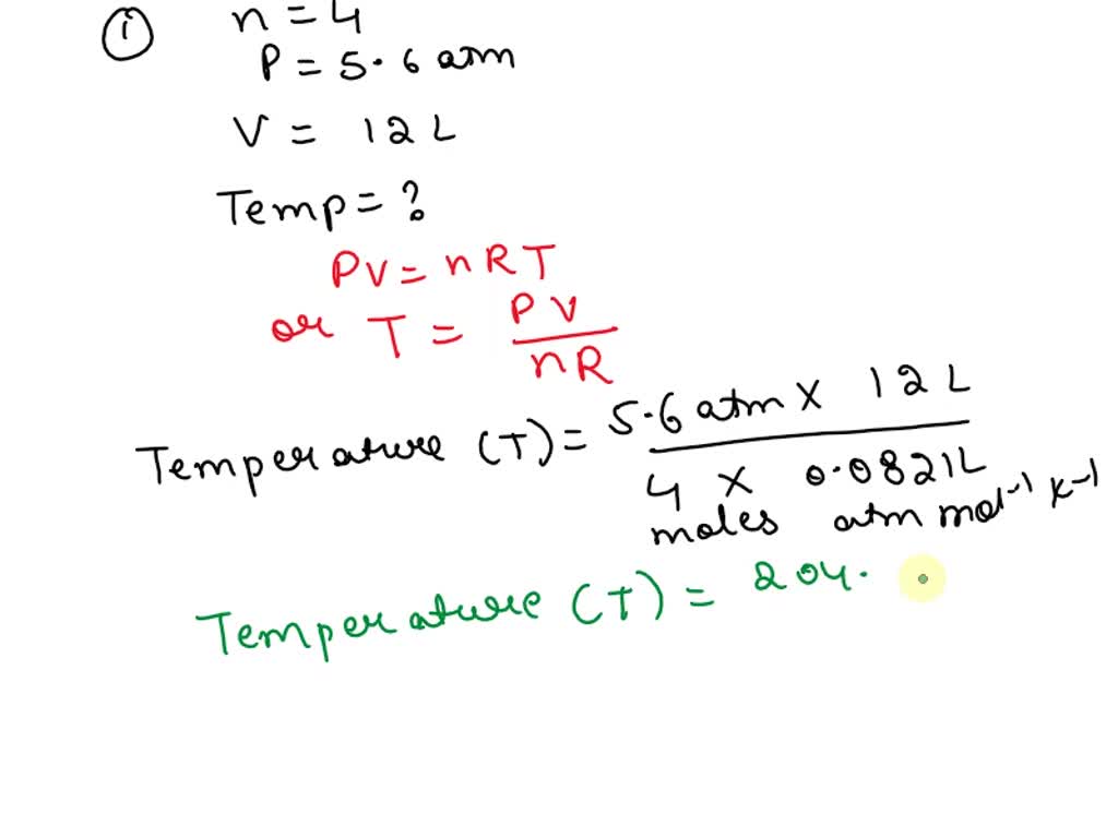 SOLVED: Example 2-3 Using the Ideal Gas Law to Calculate CAO For substance A, calculate the ...