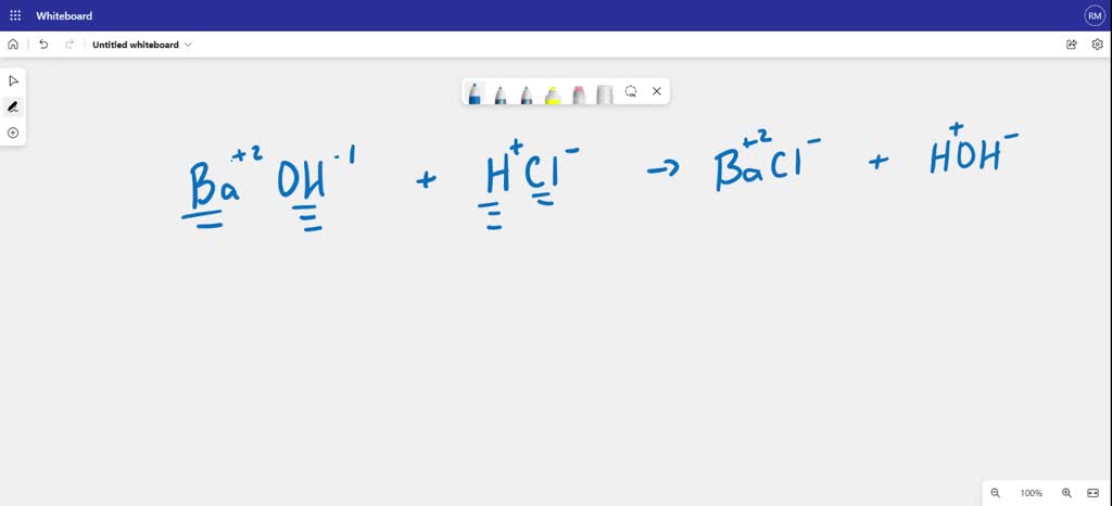 SOLVED: A researcher adds barium hydroxide to hydrochloric acid to form ...
