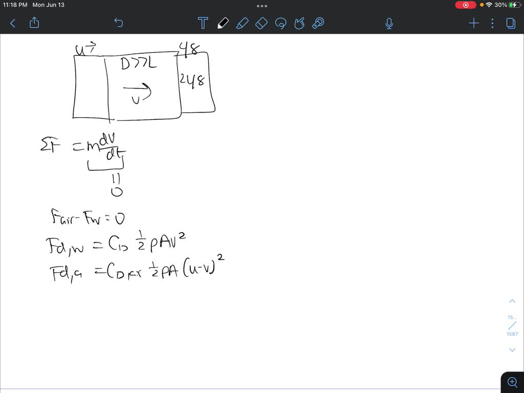 SOLVED: Icebergs can be driven at substantial speeds by the wind. Let ...