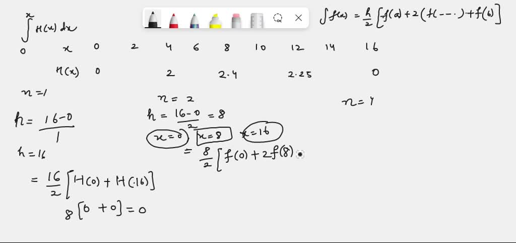 SOLVED: 10. (Hand calculation) The depths of river H are measured at ...