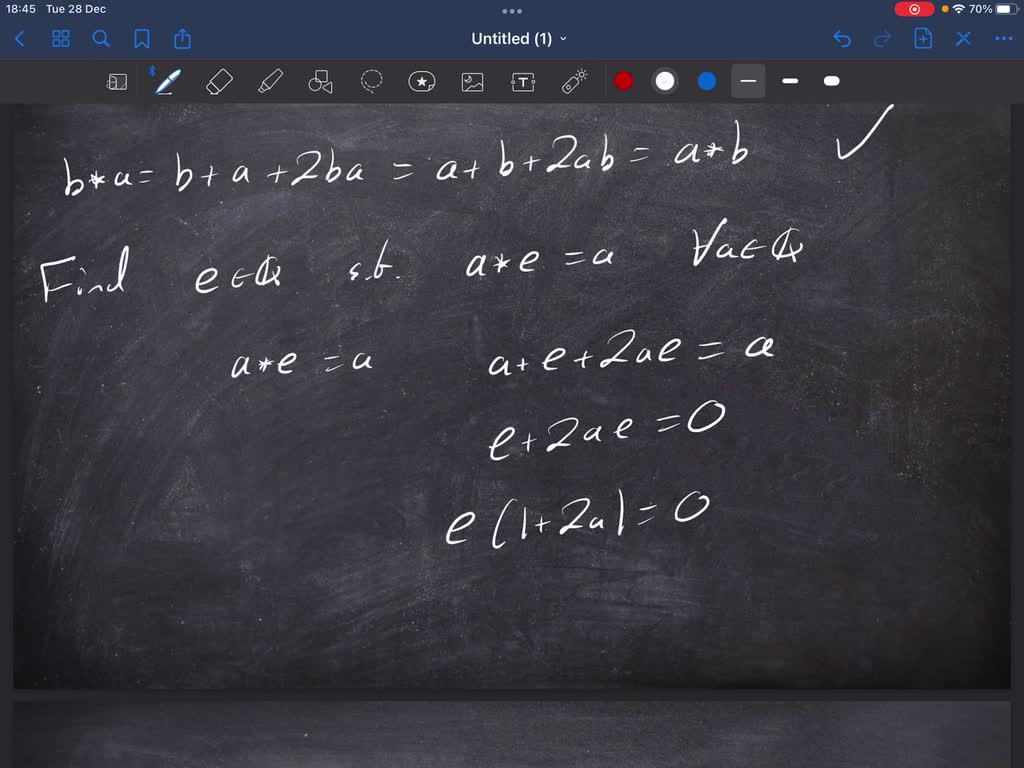 SOLVED: Texts: I. On the rational number set, ab = a II. On the integer ... SOLVED: Texts: I. On the rational number set, ab = a II. On the integer ...