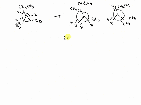 Draw the newman projection tor the substance shown above...