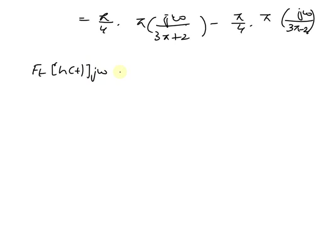 SOLVED: Text: Impulse response of an LTI system, H, is given as follows: h(t) = sinc(2t) cos(3rt ...