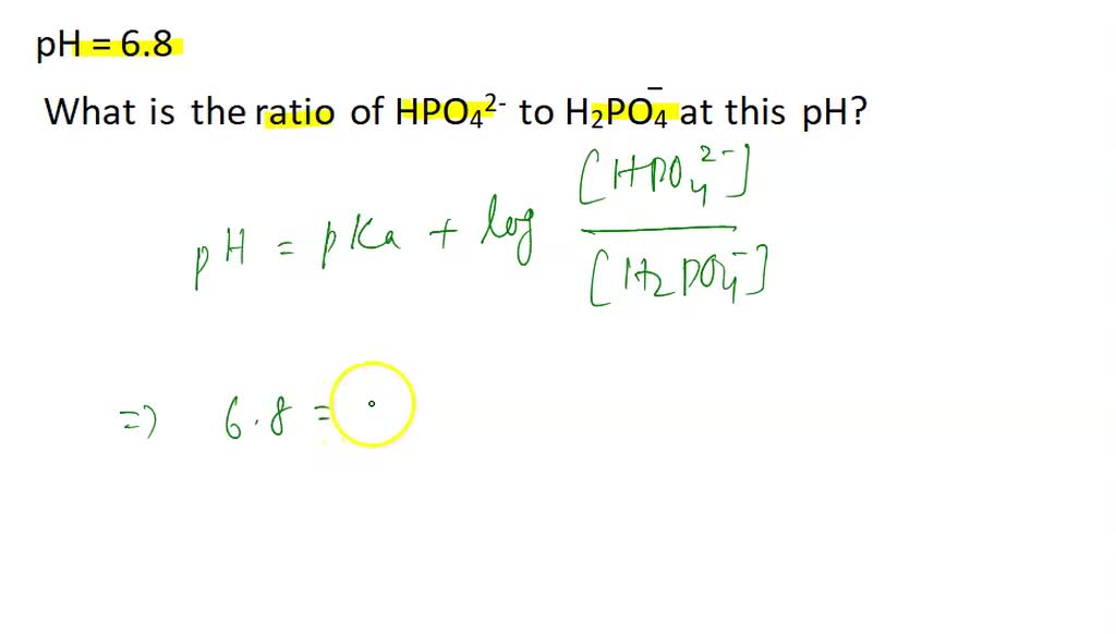 SOLVED: l1. The phosphate buffer system maintains an approximate pH of 6.8 in the intracellular ...
