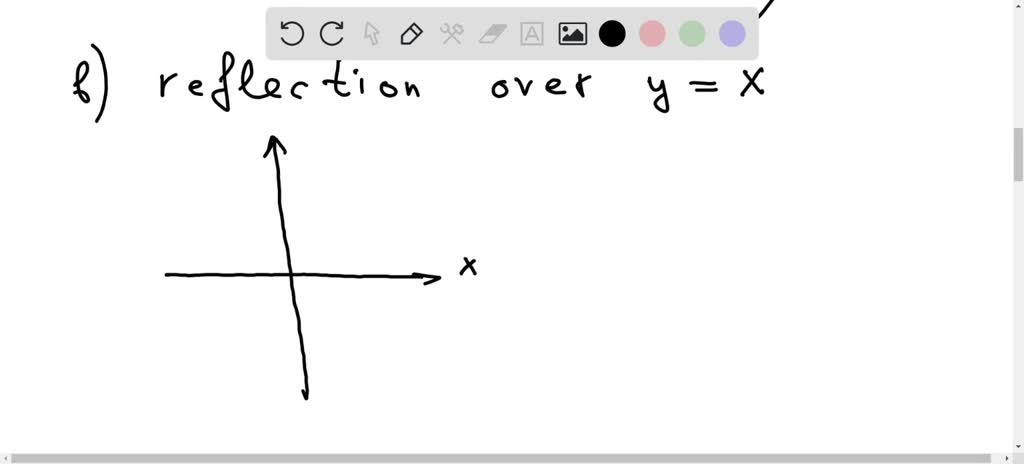 SOLVED: (a) In R2 determine the matrix of the rotation R by a factor of ...