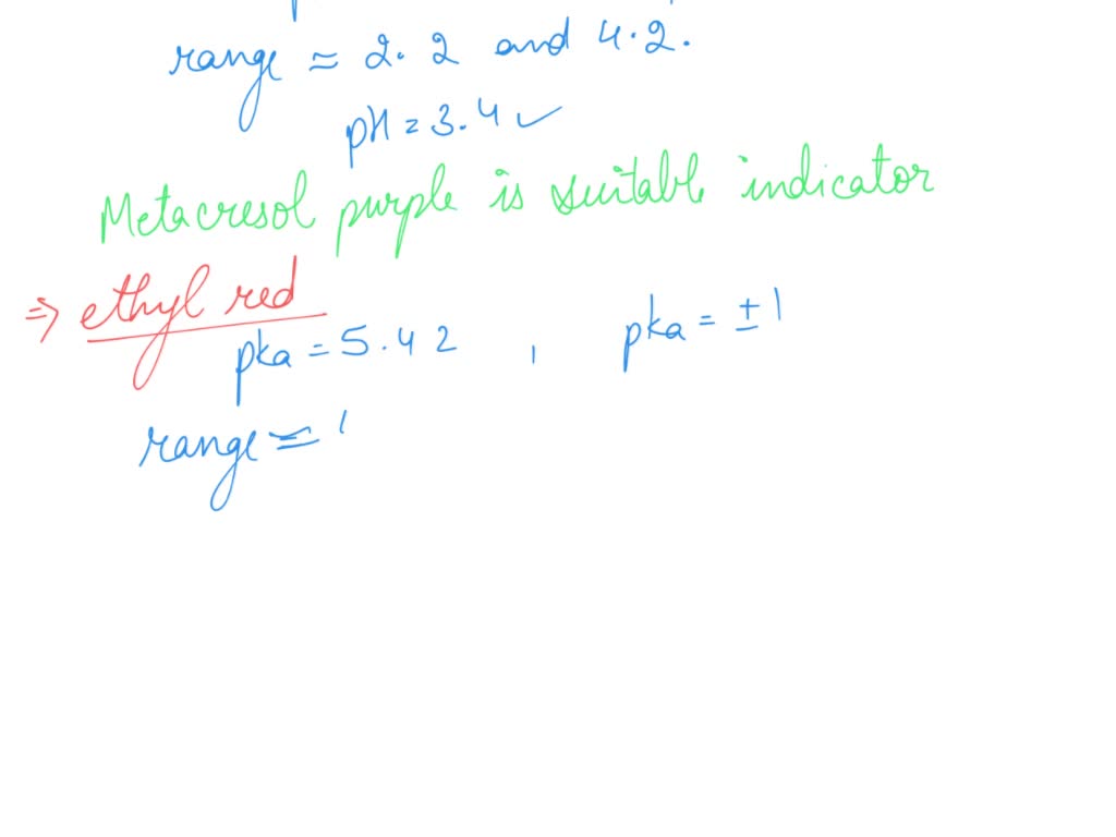 SOLVED: The titration shown in the plot has an equivalence point at pH ...
