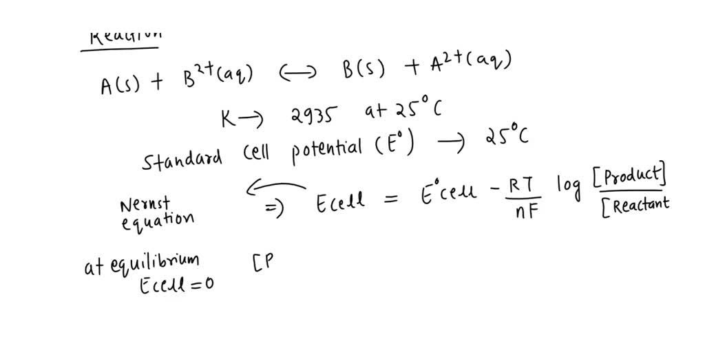 SOLVED: Texts: For Hg(s) │ Hg2SO4(k) ║ FeSO4 (aq, a = 0.0100) │ Fe(k ...