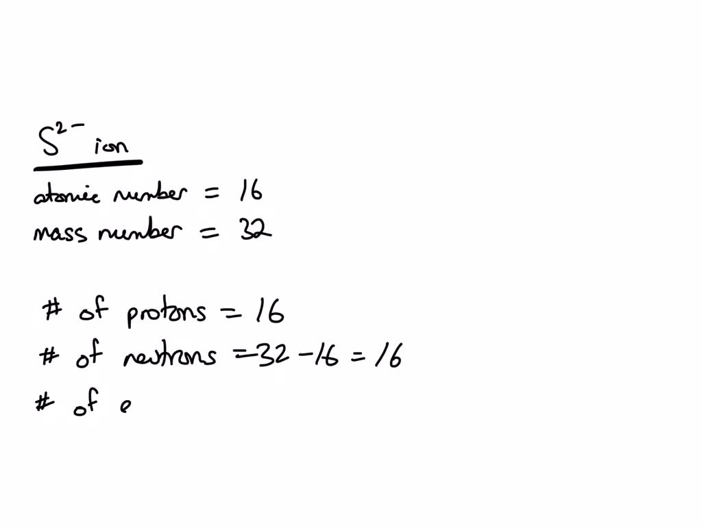 SOLVED: 'Part B Complete the sentence indicating the number of protons ...