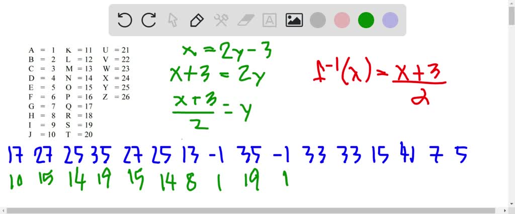 Each letter of the alphabet is assigned a numerical value according to ...