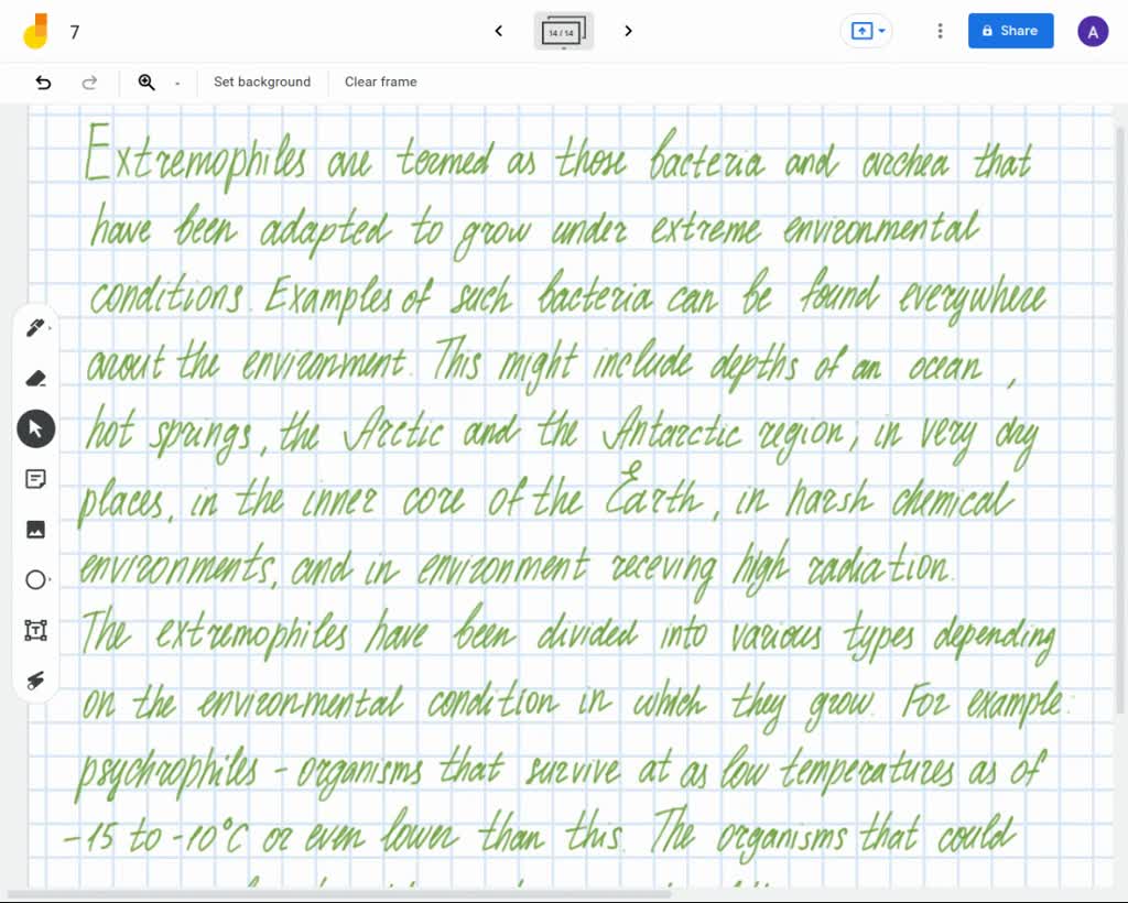 SOLVED: A new bacterial species is discovered and classified as an ...