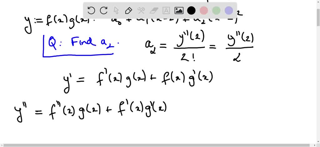 SOLVED: Question 7 (1 point) Suppose f and g are functions with the following properties: f(2 ...