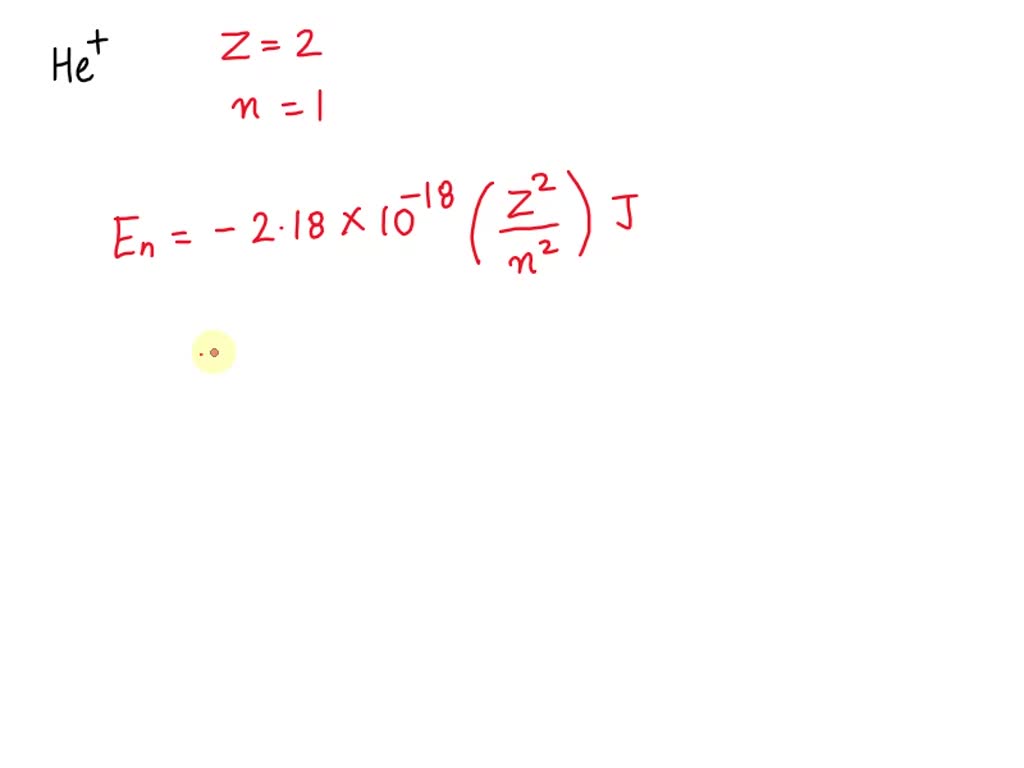 Solved Using The Bohr Model Determine The Lowest Possible Energy In