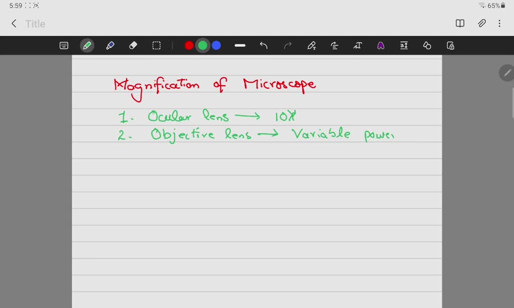 SOLVED: The total magnification of a specimen you are viewing with 4X objective is Select one: a ...