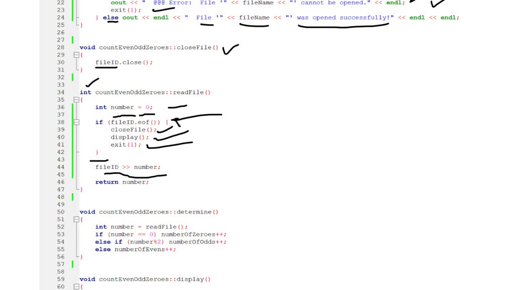 Solved Write A C Program That Will Use The Input File Numberstxt To Determine The Number Of