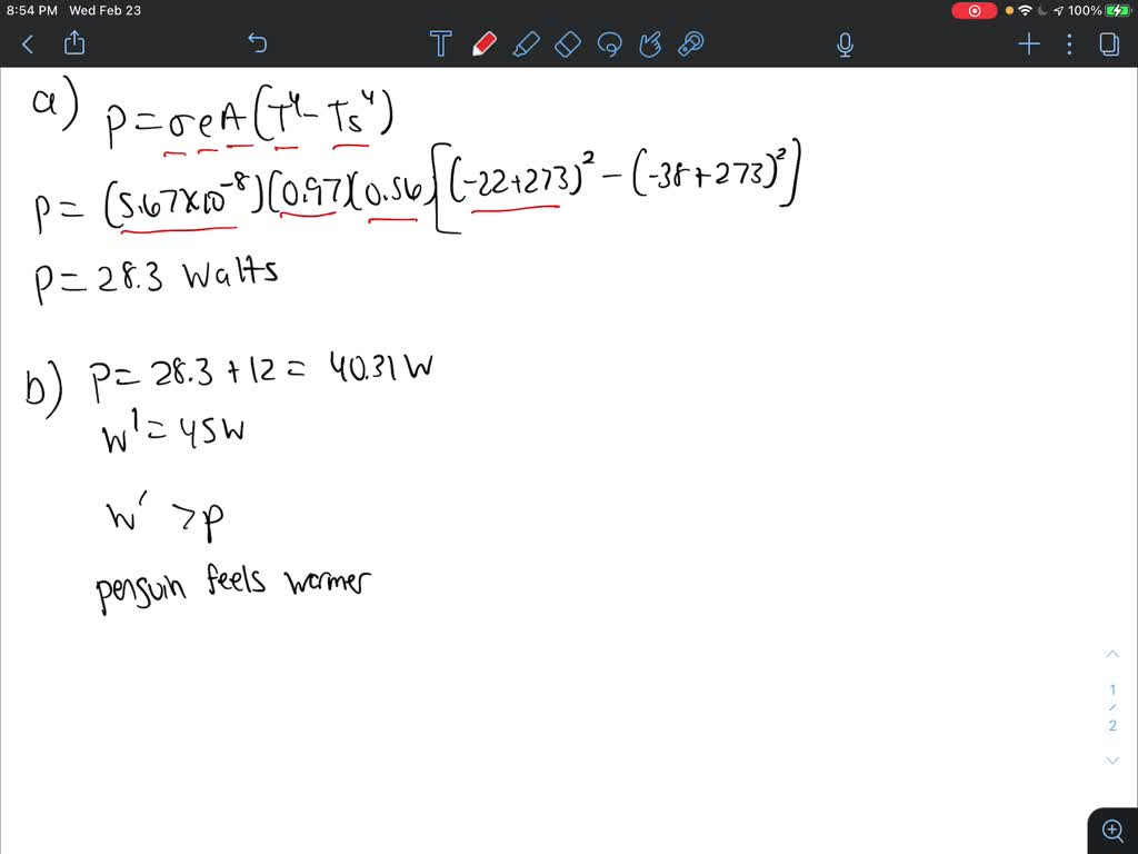 SOLVED: Emperor penguins use number of techniques t0 survive the ...