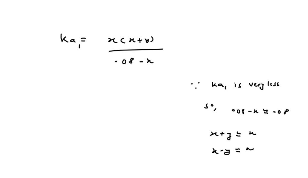 SOLVED: The diprotic acid H2A has Ka1 = 1.4 x 10-5 and Ka2 = 6.5 x 10 ...