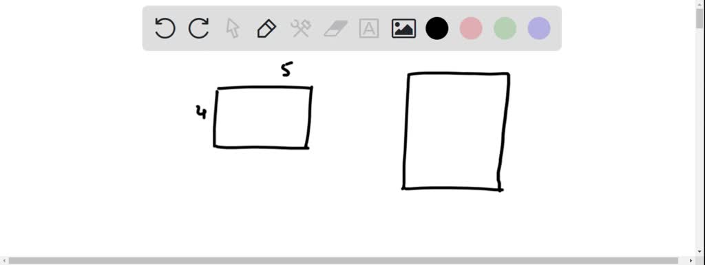 SOLVED: 'The rectangle on the right is a scaled copy of the rectangle ...