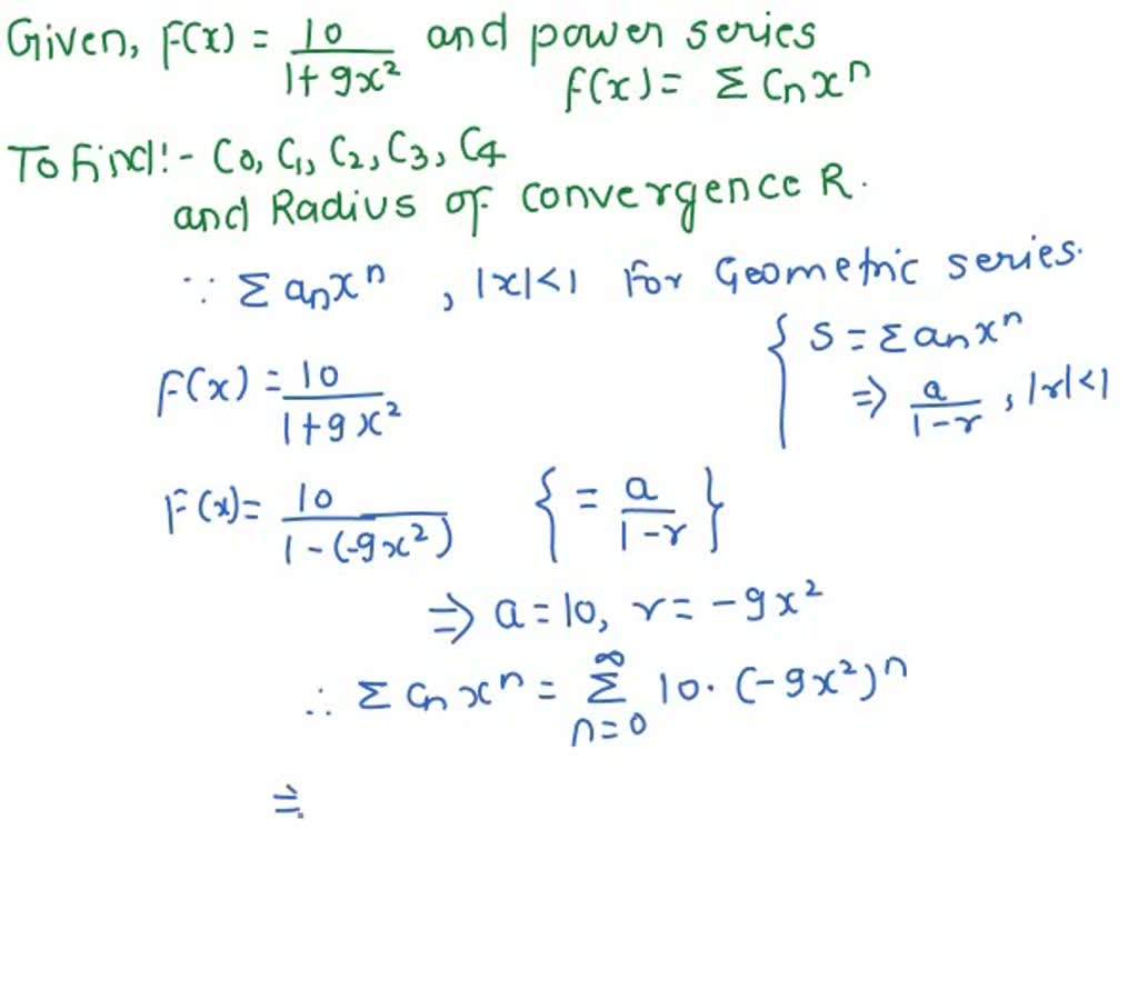 SOLVED: Question 20 0/2 pts 02 Details Find the Maclaurin series for f ...