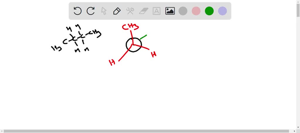 SOLVED: Construct a molecule of butane, CH3CH2CH2CH3 and holding one CH3 group at the end of the ...