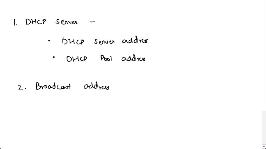 Solved A Subnet Mask Is Used In Dhcp And Indicates The Usable Ip Addresses For The Network