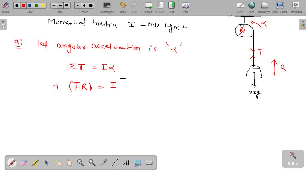 SOLVED: Problem 7: A bucket of water with a total mass of 23 kg is ...