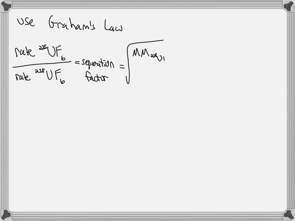 SOLVED: The 235U isotope (atomic mass = 235.00) undergoes fission when ...