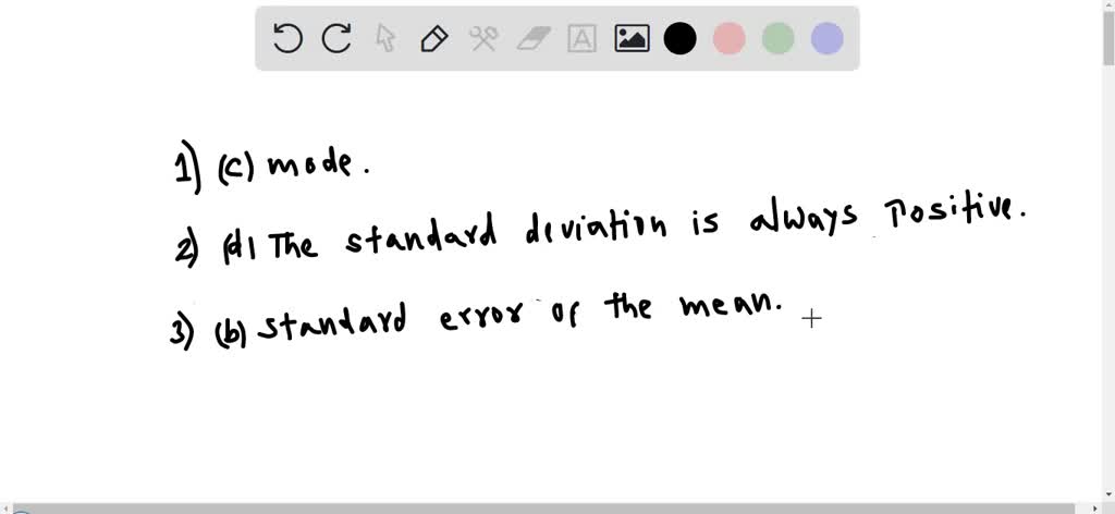 SOLVED: 1) A sets of data that has relatively small standard deviation ...