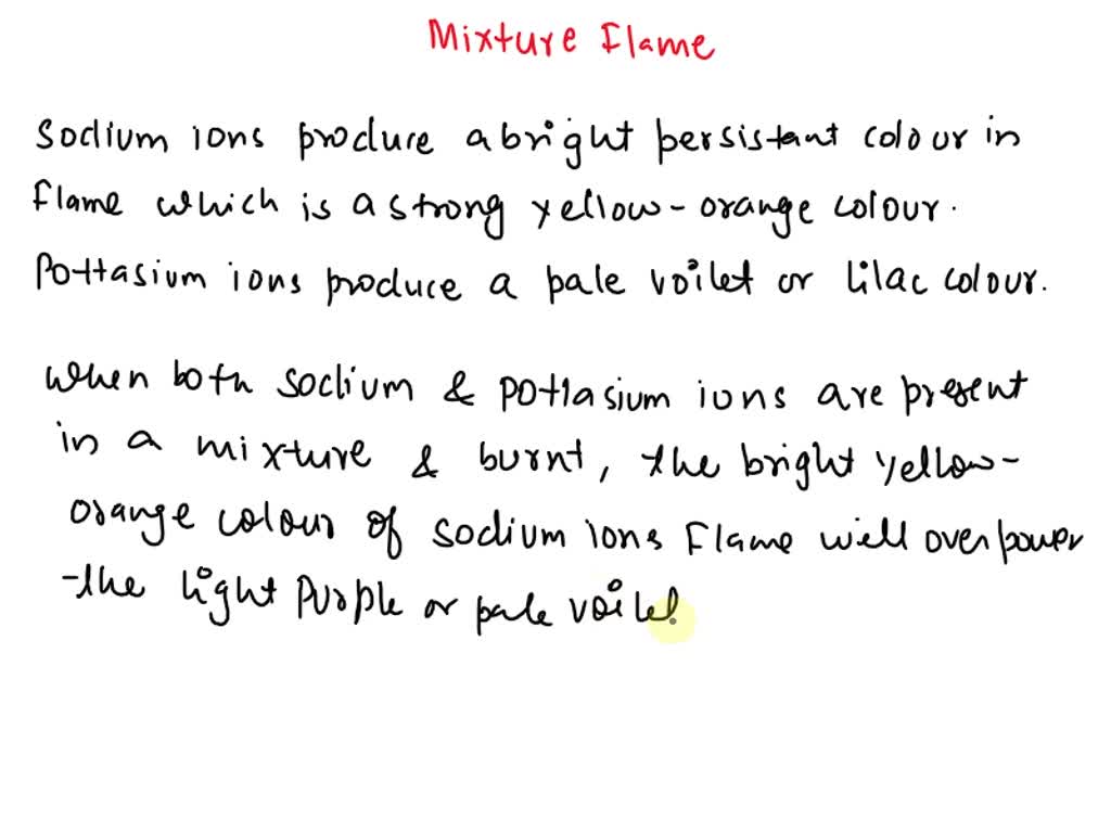 SOLVED: Of the metal ions tested, sodium produces the brightest and ...