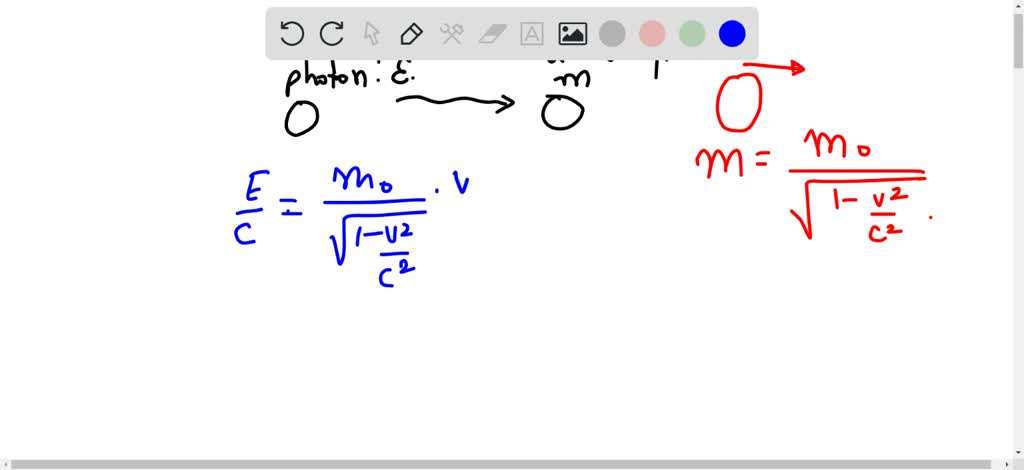 SOLVED: 3.21. Photon and mass collision* photon with energy E collides with stationary mass m ...