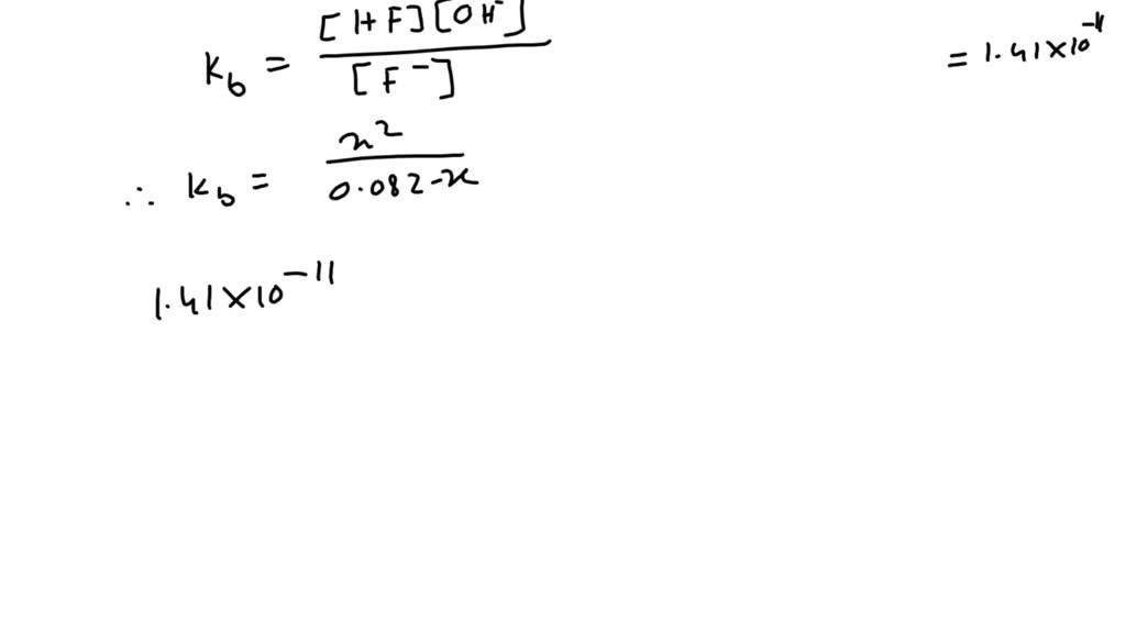 SOLVED: NaF is dissolved in water. What equilibrium constant is ...