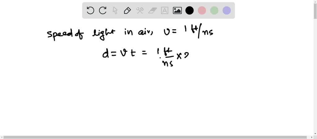 SOLVED: One nanosecond (ns) is 10-9 s. Laboratory workers often ...