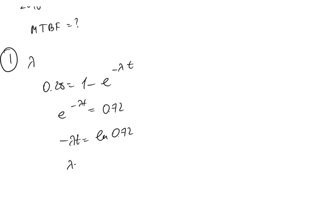 SOLVED: A computer system has an exponential useful life. For the first ... SOLVED: A computer system has an exponential useful life. For the first ...