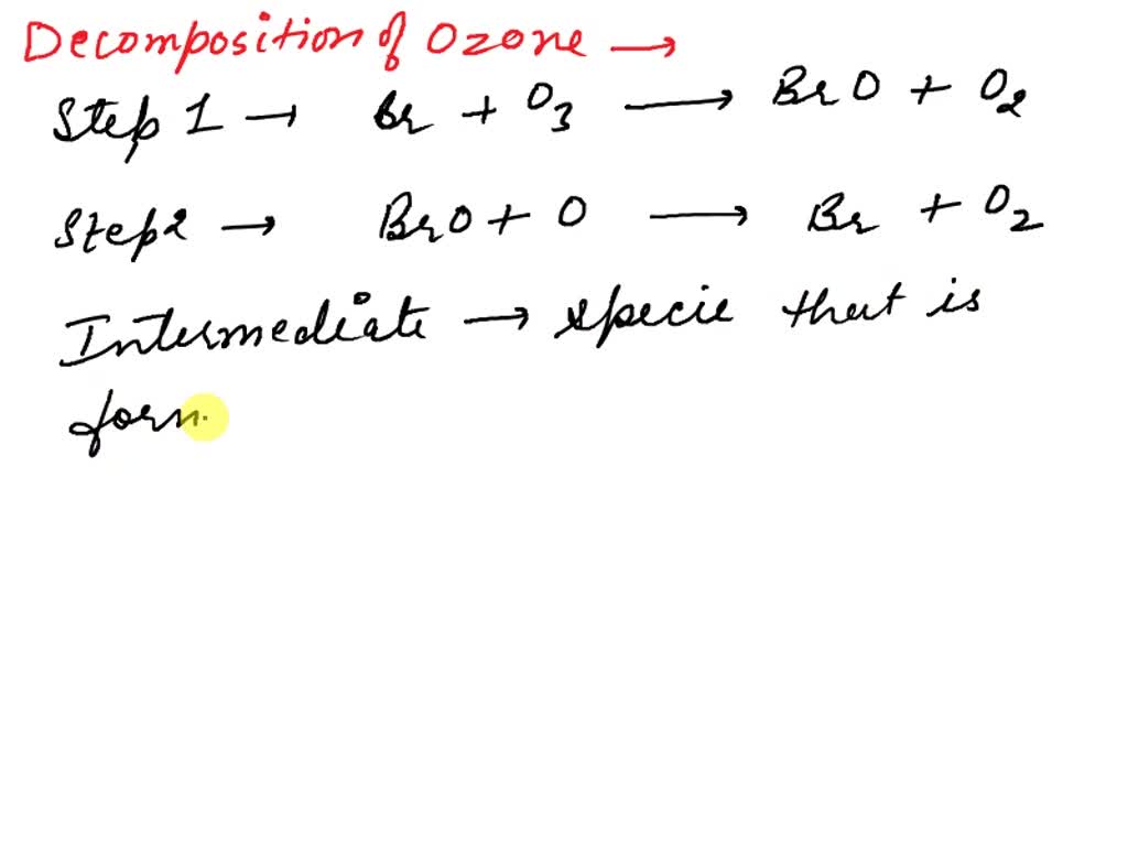 SOLVED: Question 2 pts The decomposition of ozone can be described by ...