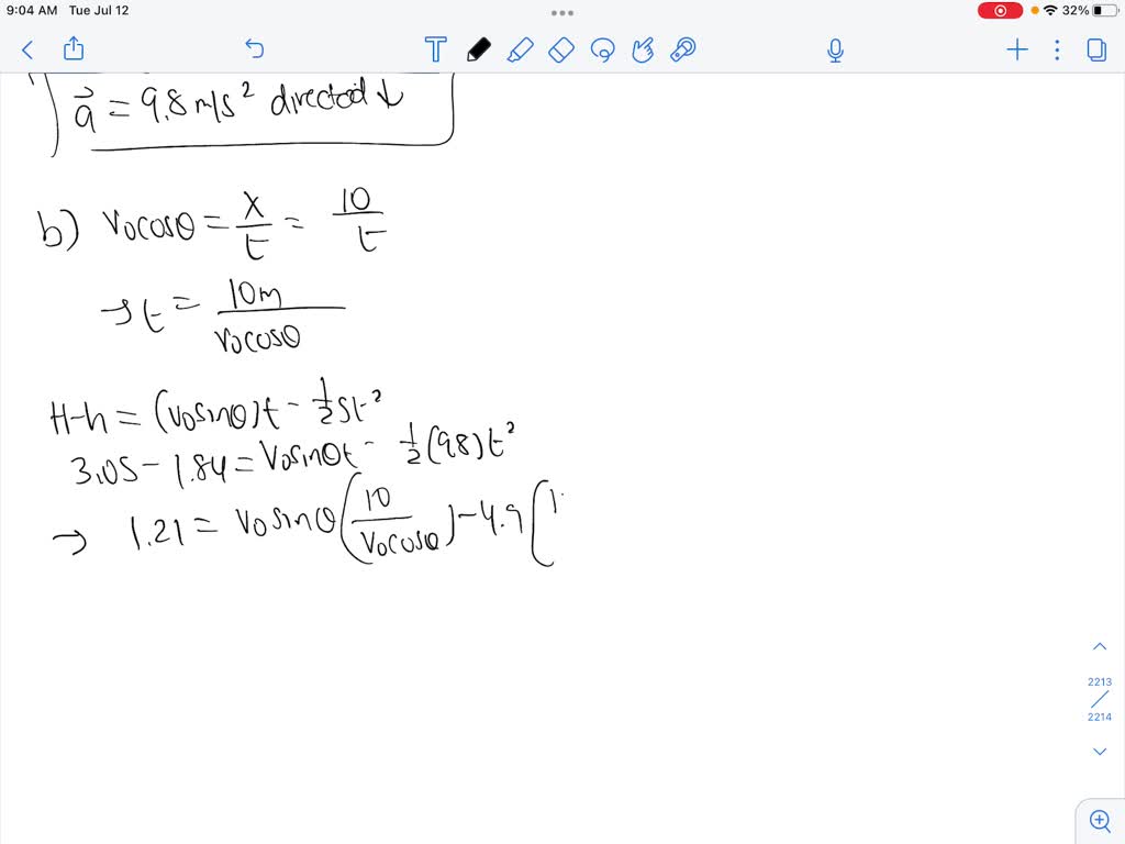SOLVED: 'basketball player attempts three-point shot 10.0 m from the basket as shown in the ...