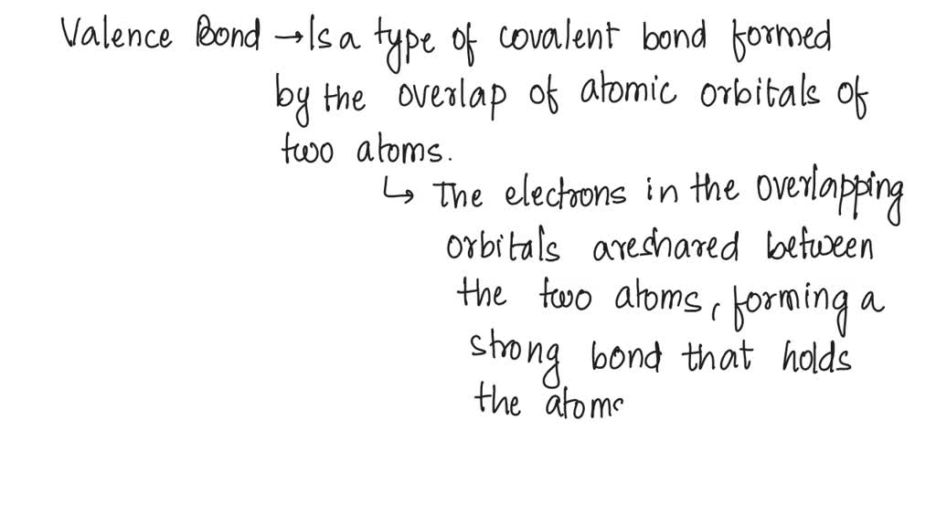 SOLVED: write the valence bond wave function for the triple bond in N2