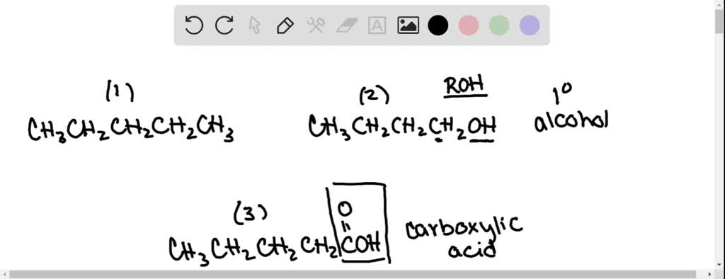 Below are three compounds. Circle and name the functional groups in ...