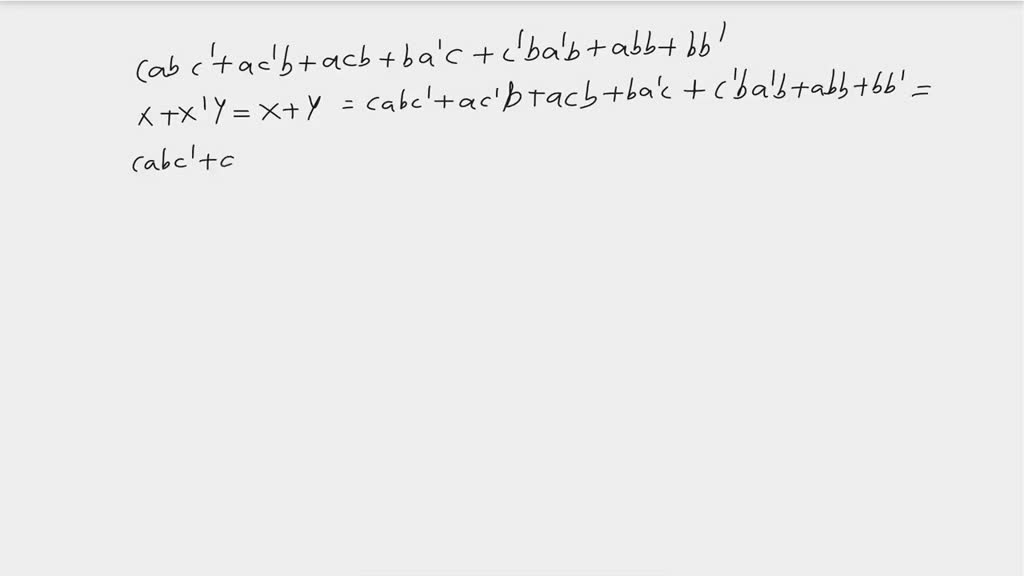 Solved Using Boolean Algebra Minimize The Product Of Sum Pos Expression Of Logical Expression 1