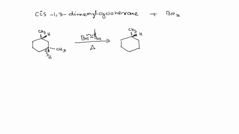 Draw the structure of the product formed 3 methylcyclohexene...