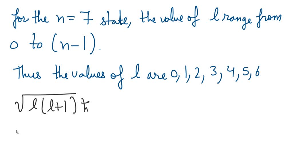 Solved Find The Maximum Possible Magnitude For The Orbital Angular
