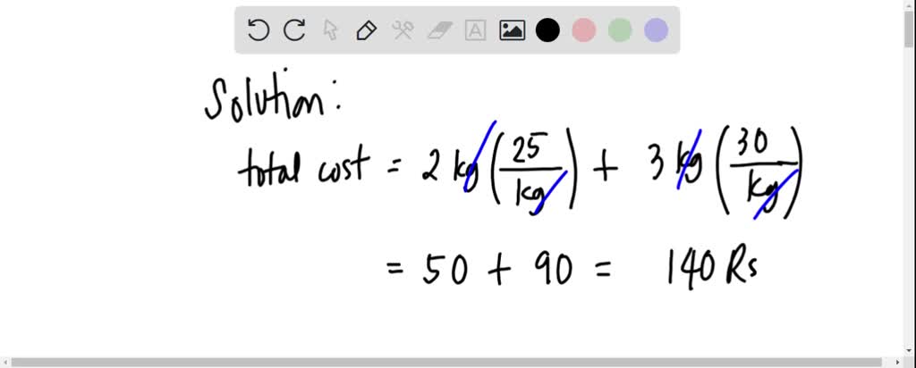 SOLVED: A shopkeeper mixes 5 packets of 2 kg rice costing â‚¹25/kg and ...