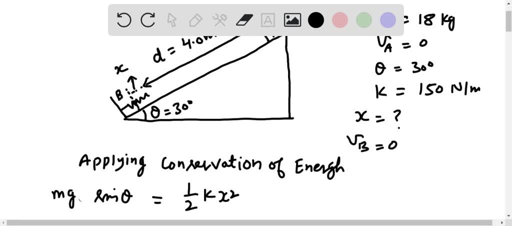 SOLVED: A 18 kg box slides 4.0 m down the frictionless ramp shown in ...