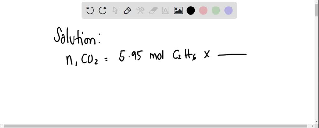 SOLVED: The combustion of ethane (C2H6) produces carbon dioxide and steam. 2C2H6(g) + 7O2(g) â ...