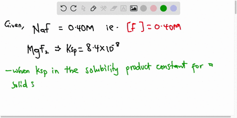 As shown below, Solution A is made by dissolving solid MgF2...