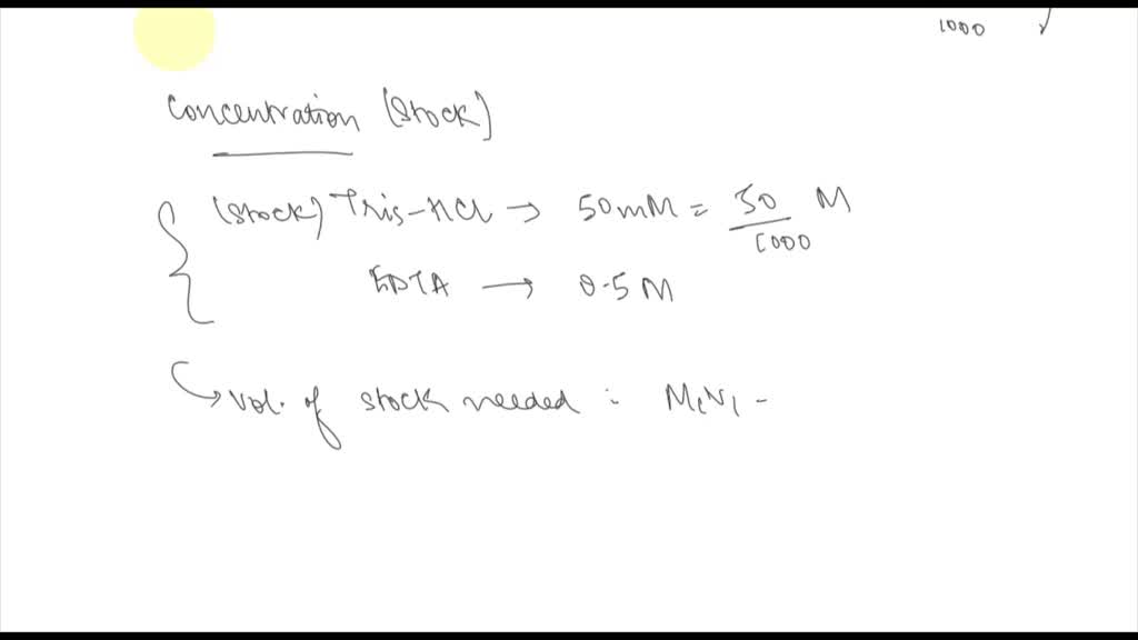 SOLVED: I am so confused. Can you please help here? You have a TE buffer that consists of 10 mM ...
