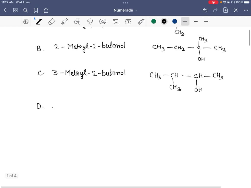 SOLVED: '15. Which of the following compound would have the highest ...