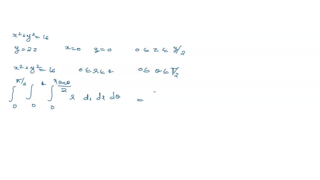 SOLVED Find The Volume Of The Solid Bounded By The Paraboloid Z 6