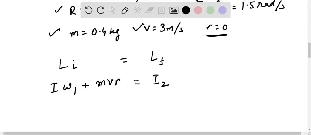 SOLVED: turntable has radius of 0.80 m and a moment of inertia of 2.0 kg * m2, The turntable ...