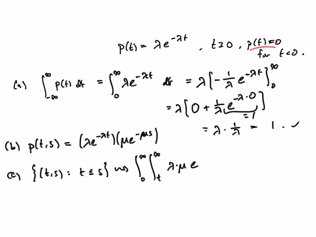 SOLVED: The probability that a radioactive substance will decay at time ...